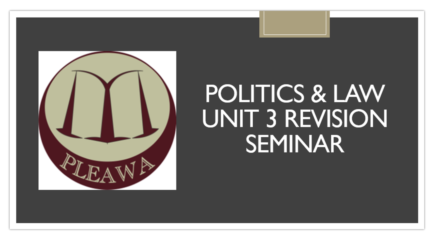 PLEAWA - Student Resources